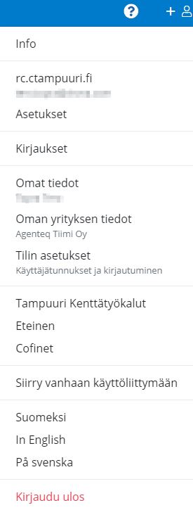 Tampuuri-käyttäjän sisäänkirjautuminen ja salasanavaatimukset